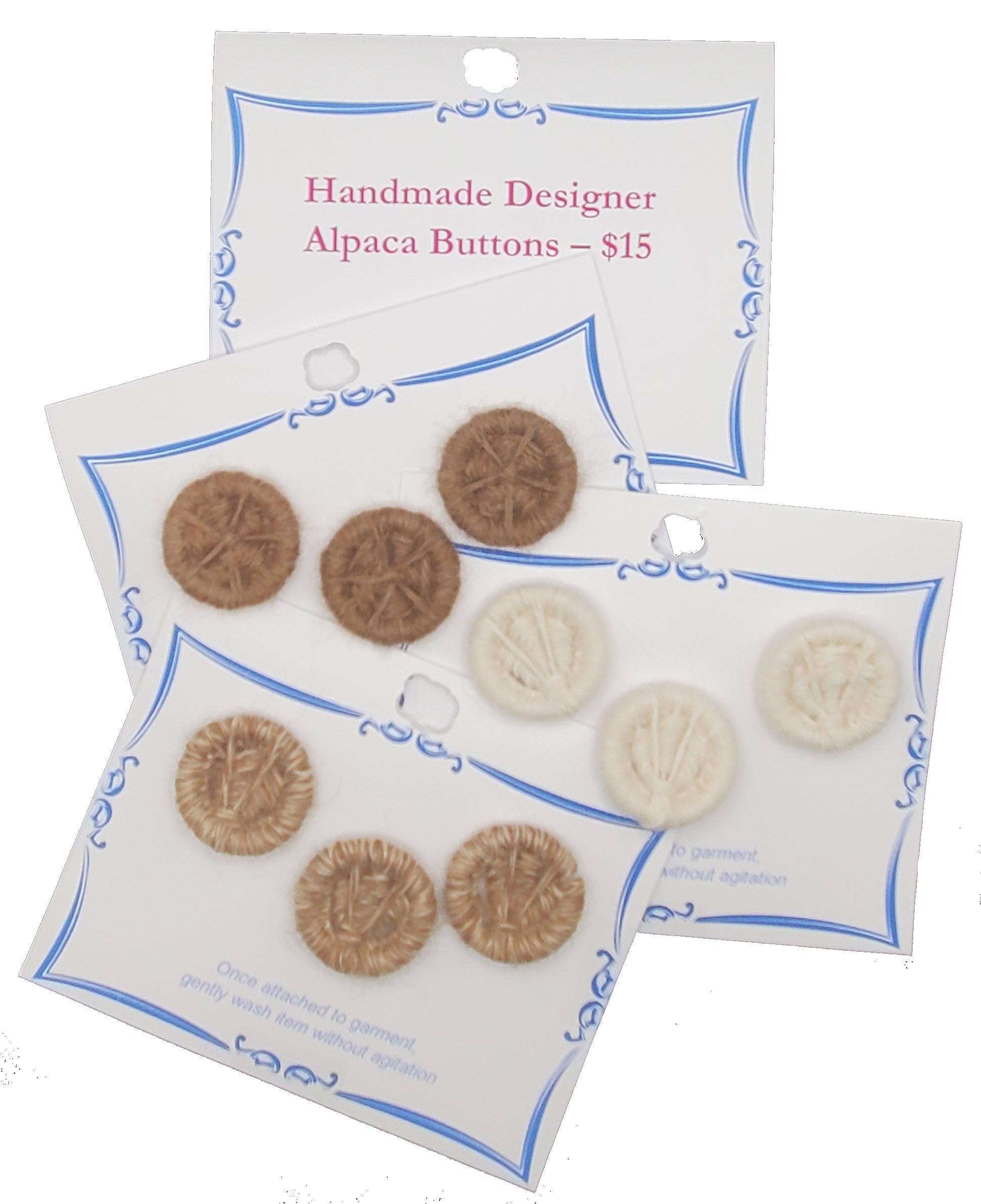 Designer Alpaca Buttons & Pins – Country Gables Ltd.